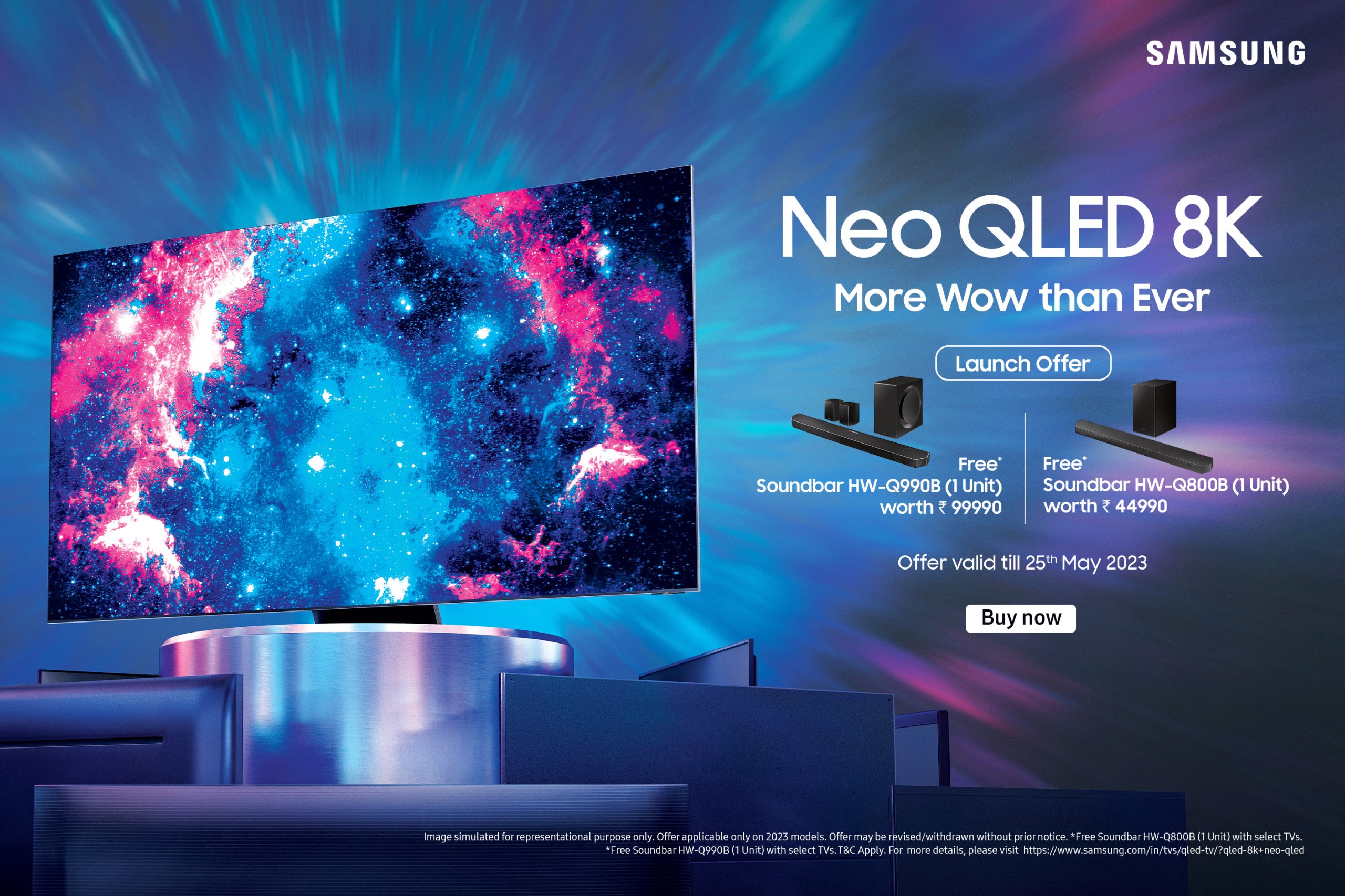 Samsung Launches Neo QLED TVs T3 India