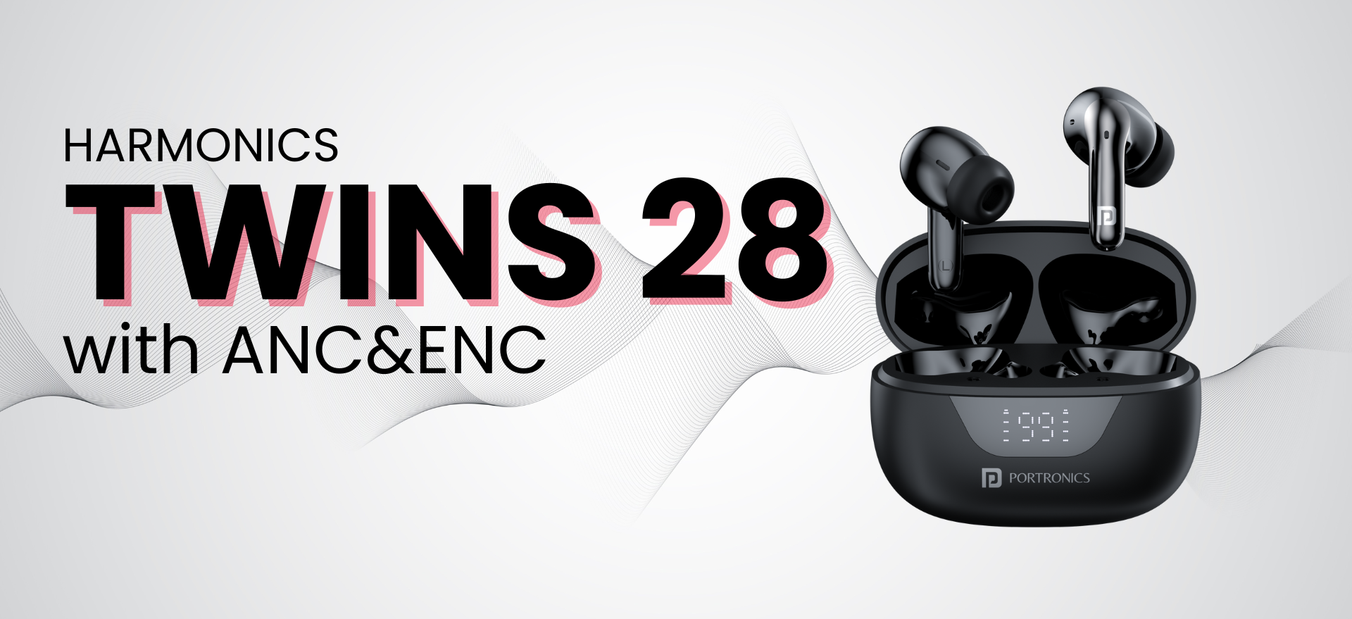 Portronics Launches Harmonics Twins 28 Wireless Earbuds